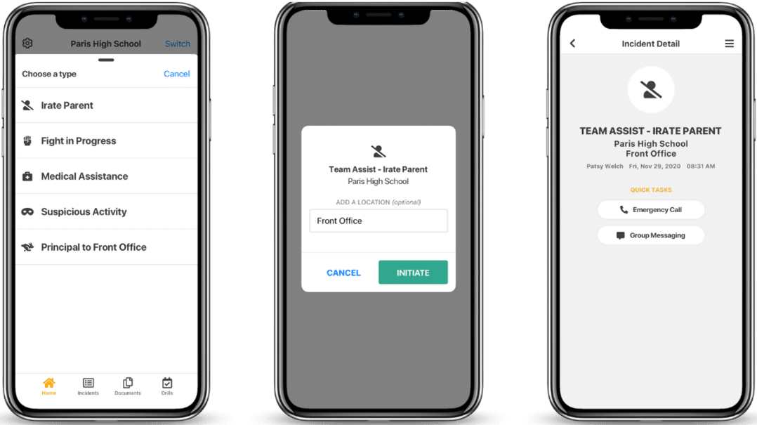 Emergency Management System for Schools