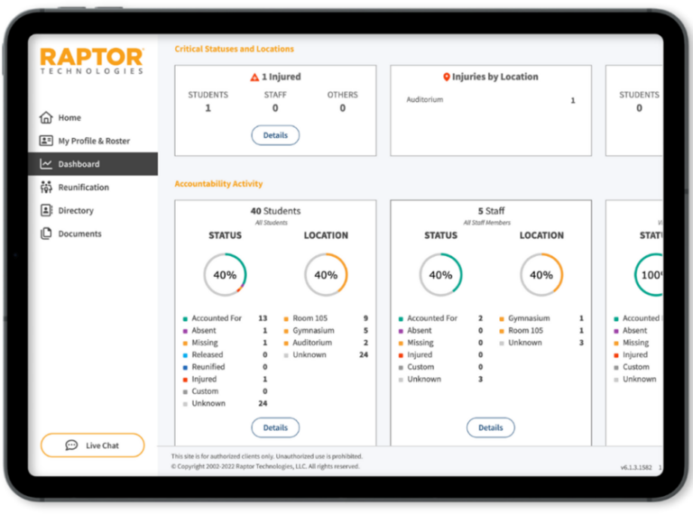 Reunification Software for Schools | Raptor Technologies