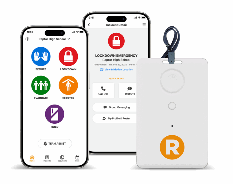Wearable Panic Button for Schools | Raptor Technologies