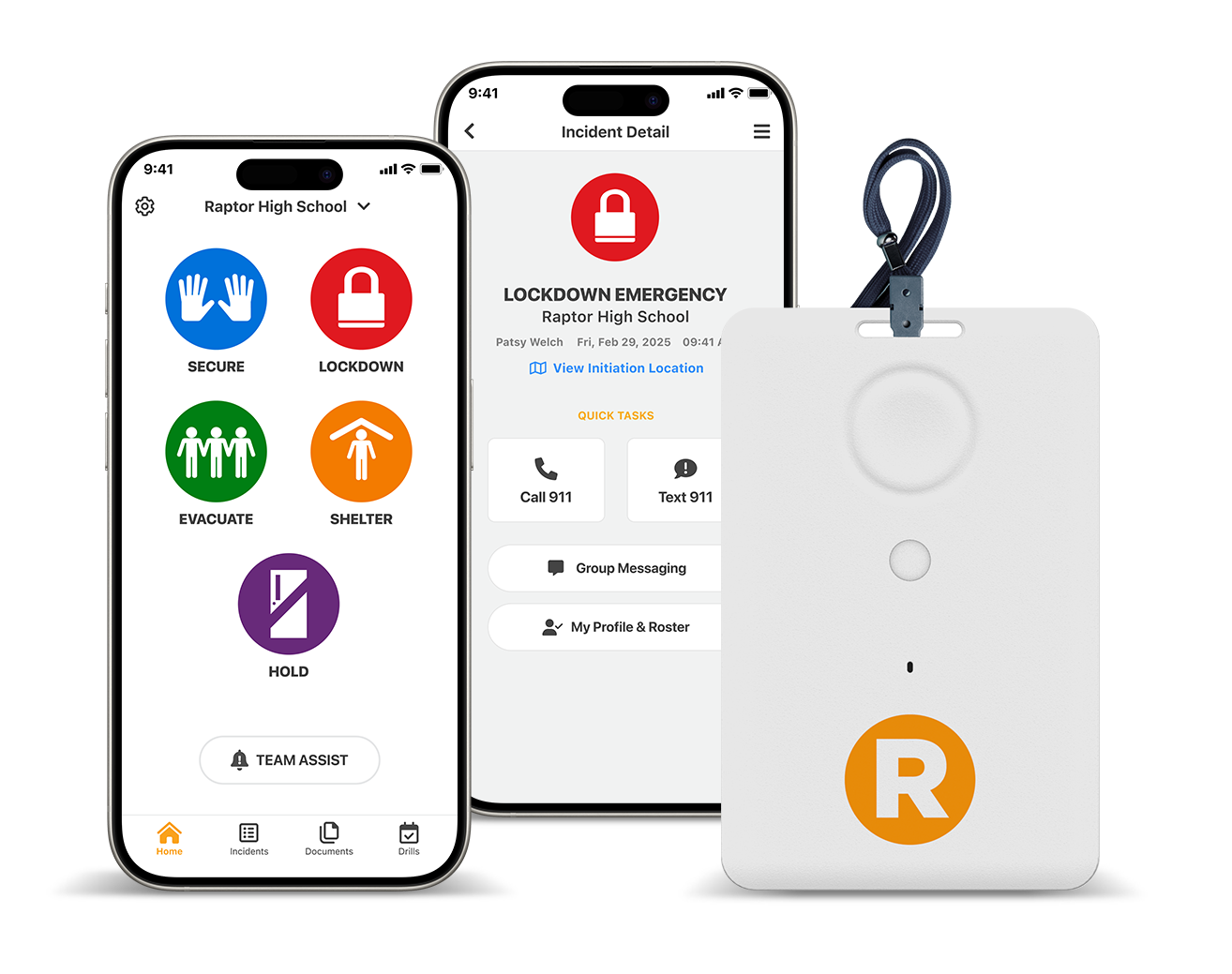 Wearable Panic Button for Schools | Raptor Technologies
